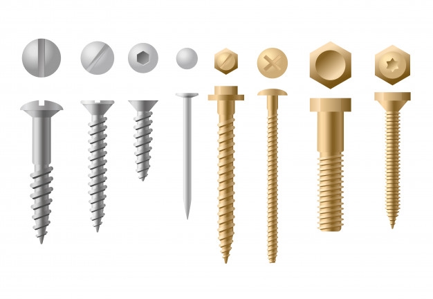 Parafusos, quais os tipos e nomes? - 2 Quartos